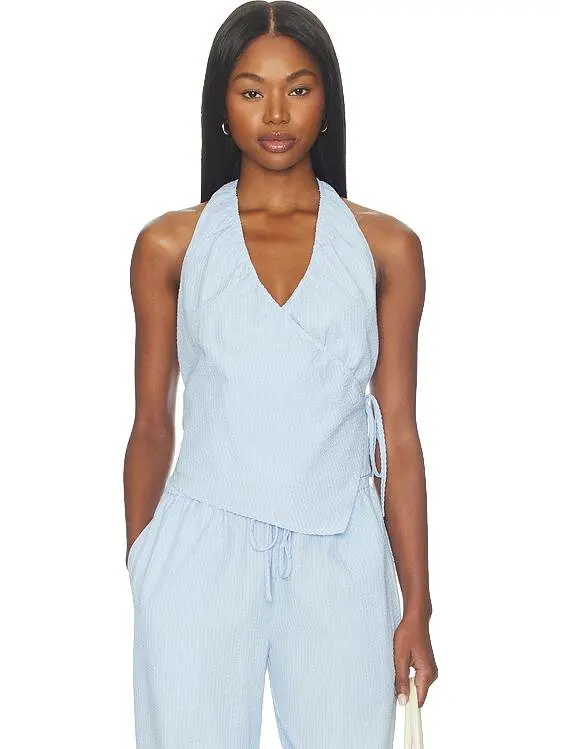 ELCE Lola Halterneck Top - Sky