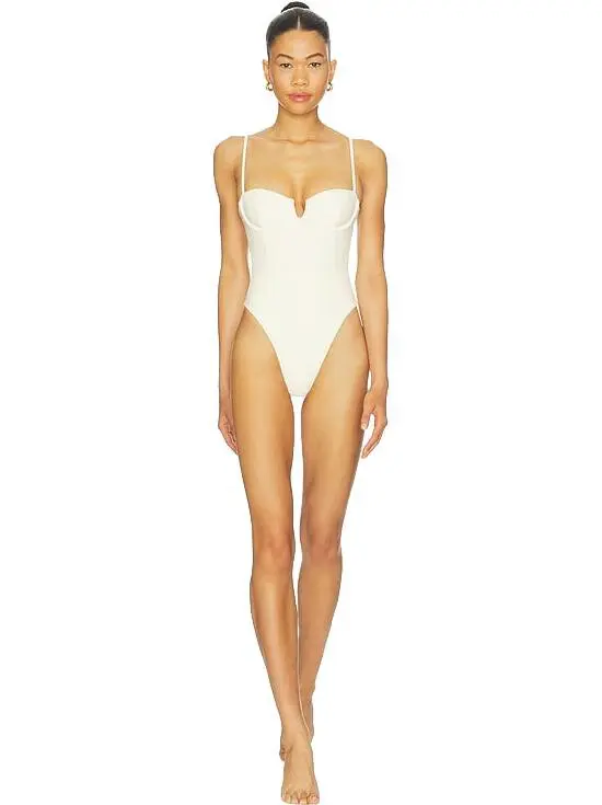 Tularosa Siggy One Piece Swimsuit - Ivory