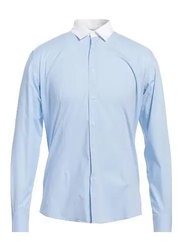 DANIELE ALESSANDRINI Shirt Size Cotton, Elastane - Blue