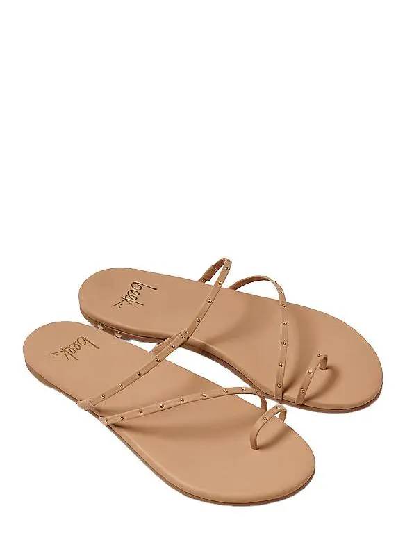 Beek Ula Toe-loop Sandals With Stud Detailing - Neutral