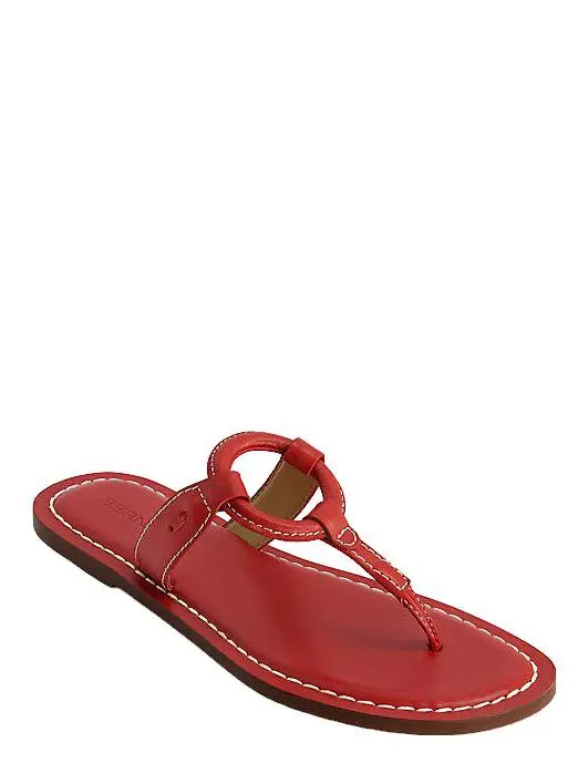 Anthropologie Bernardo Matrix Thong Slides - Red