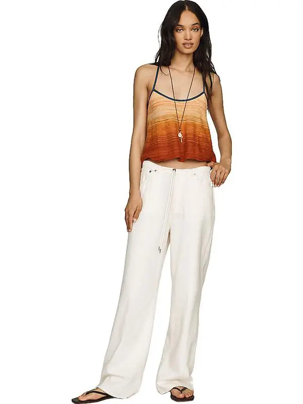 Rails Normandie Denim Trousers - Ivory