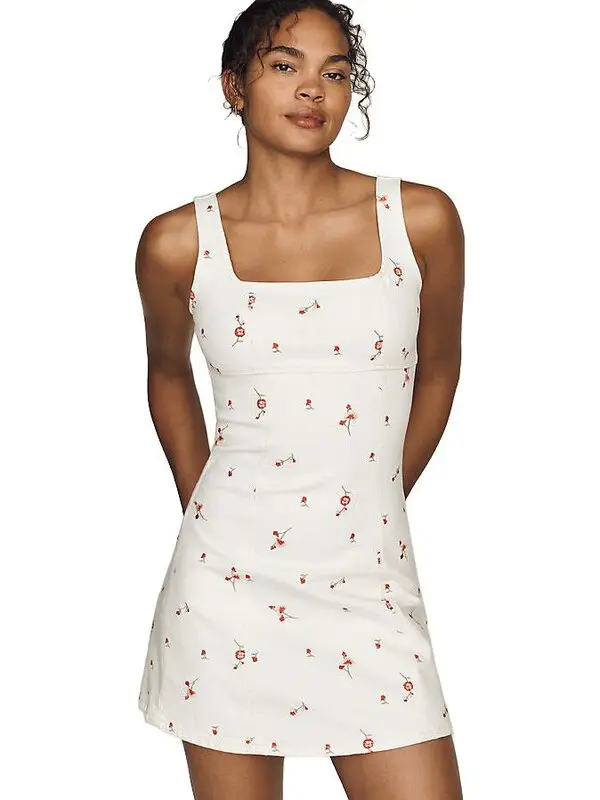 Rails Altadena Mini Dress - Ecru Romantic Floral