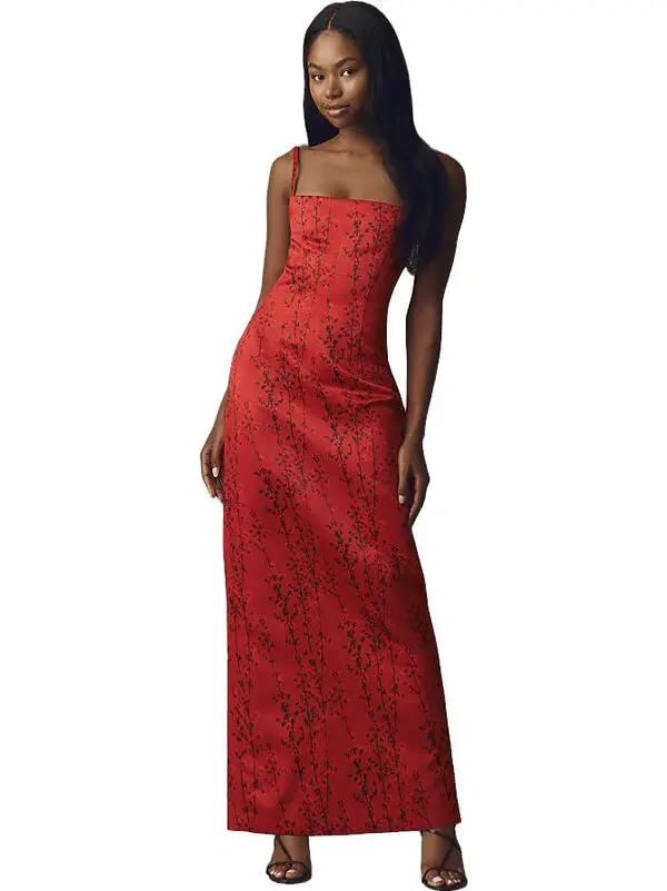 MUMA WORLD Aka Sukara Stellio Maxi Dress - Red