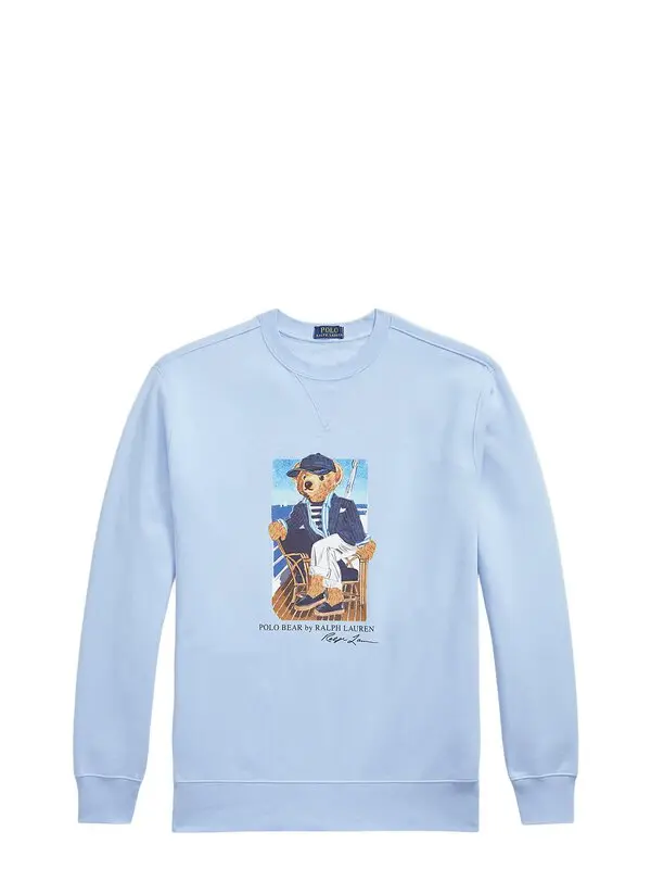 Ralph Lauren Polo Bear Fleece Sweatshirt - Newport Bear/office Blue