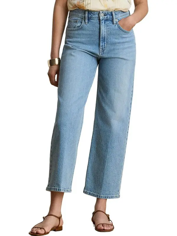Ralph Lauren High-rise Relaxed Straight Jean - Alicia Wash