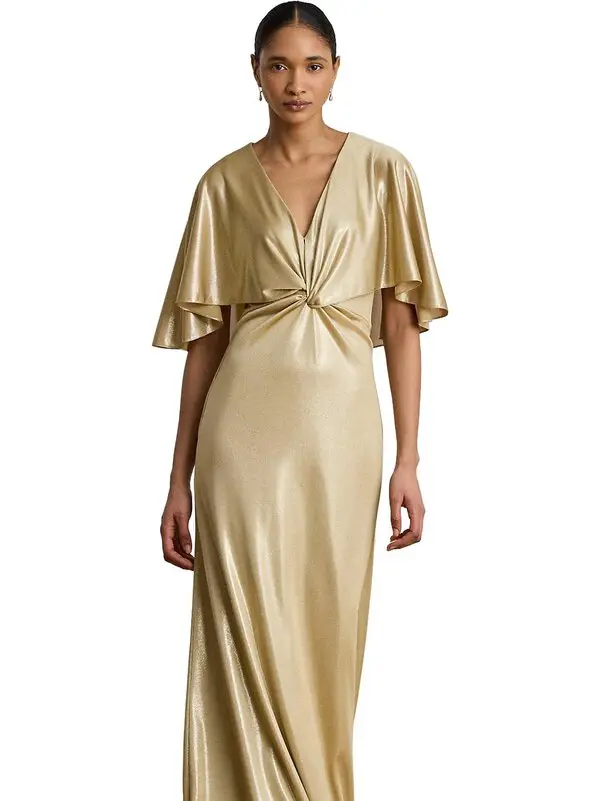 red and gold high low dress AMARRA 89475 main image 0