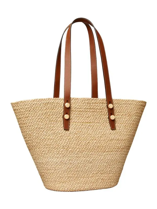 Tory Burch Romy Basket Tote - Natural