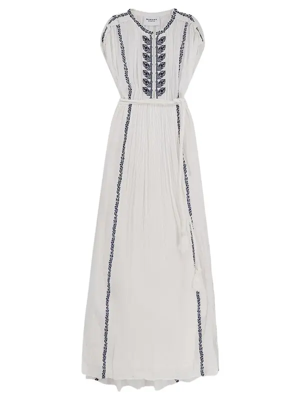 MARANT ETOILE Sleeveless Maxi Dress - White