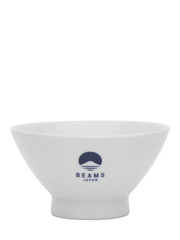 BEAMS Ceramic Rice Bowl - White