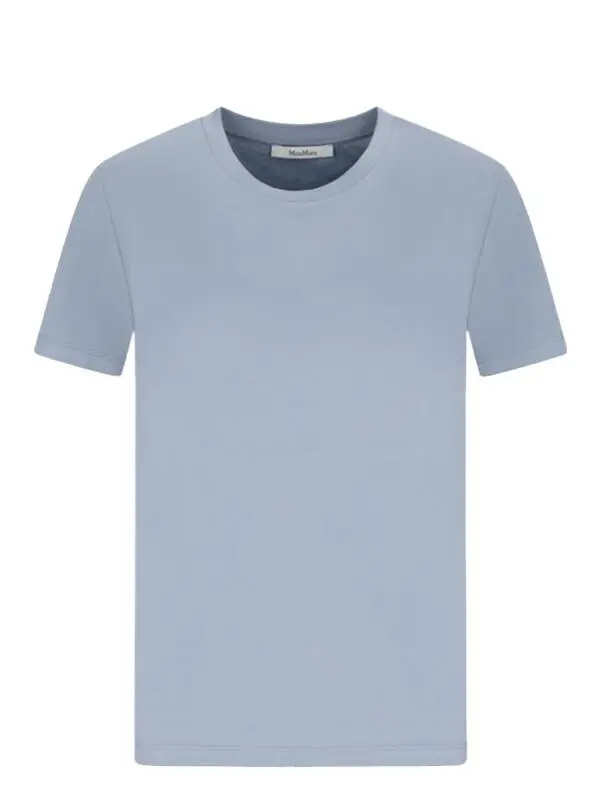 Max Mara Madia Logo-embroidered T-shirt - Gray