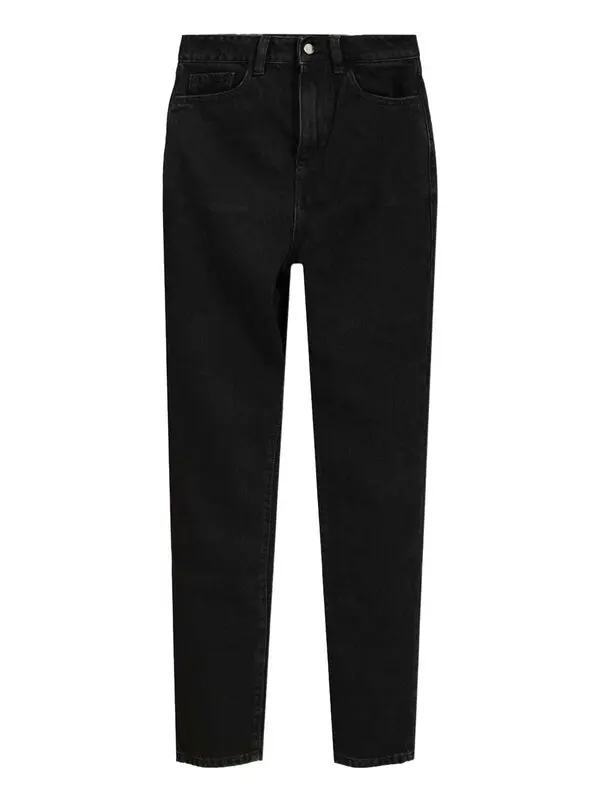 ICON DENIM LOS ANGELES Rory High-waisted Jeans - Black