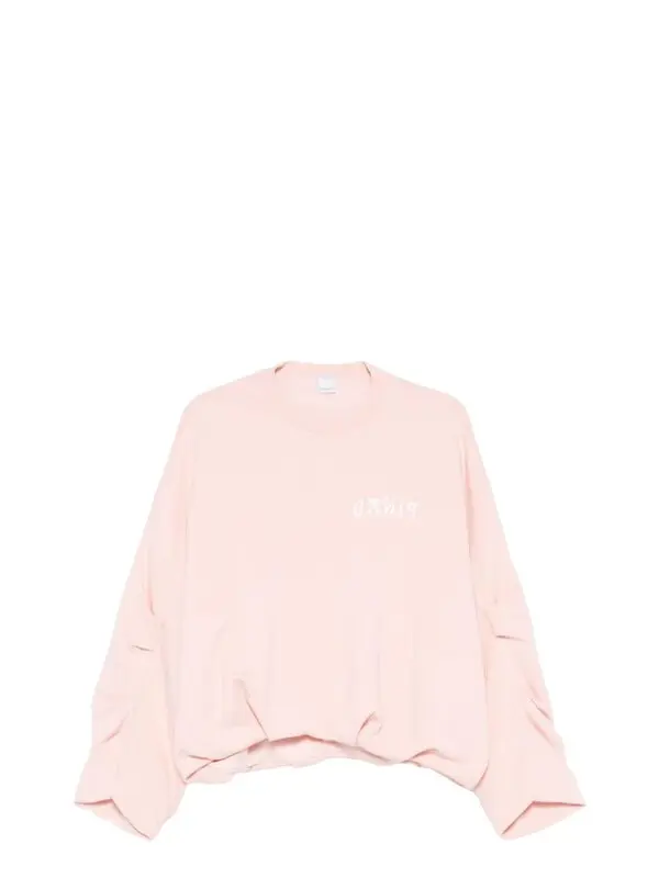 Pinko Logo-print Sweatshirt - Pink