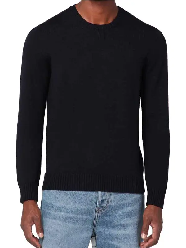 DRUMOHR Merino Wool Crew-neck Sweater - Navy