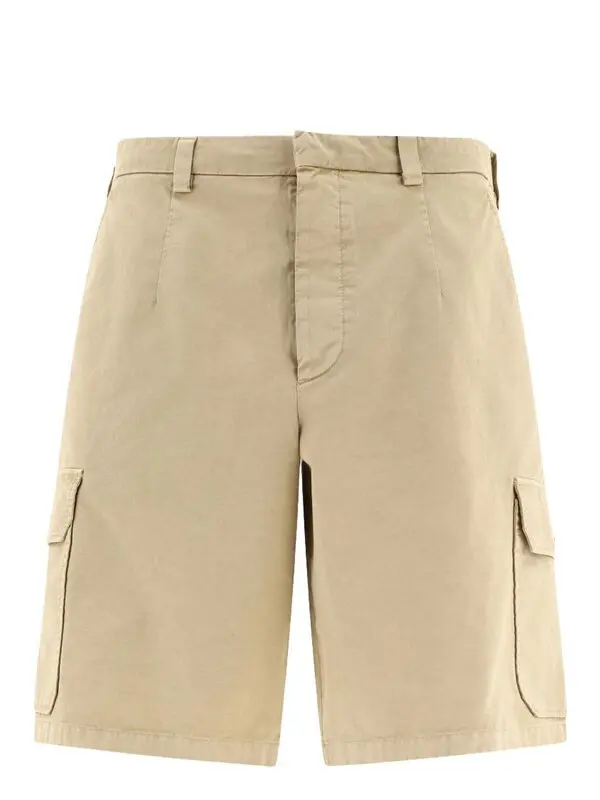 Prada Belted Cargo Shorts - Khaki