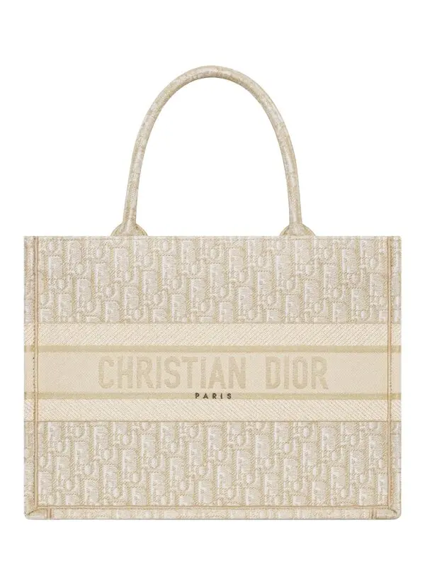 Dior Medium Book Tote - Golden