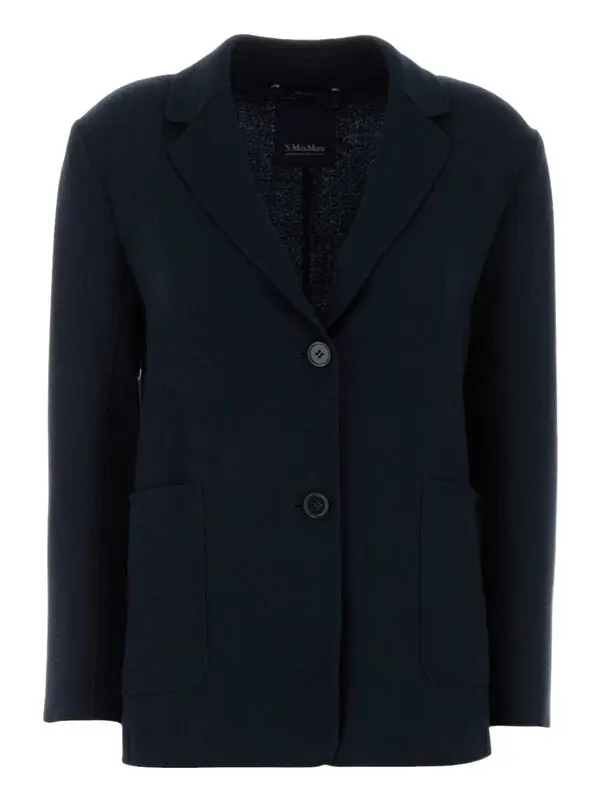 Max Mara Azzurra Single-breasted Blazer - Black