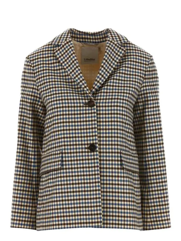 Max Mara Checked Blazer - Multicolor