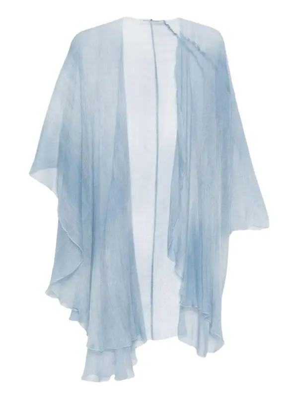 Ermanno Scervino Draped Cape - Blue