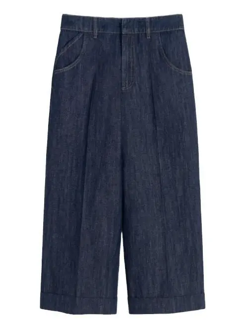 Max Mara Smmedra Cuffed Jeans - Midnight Blue