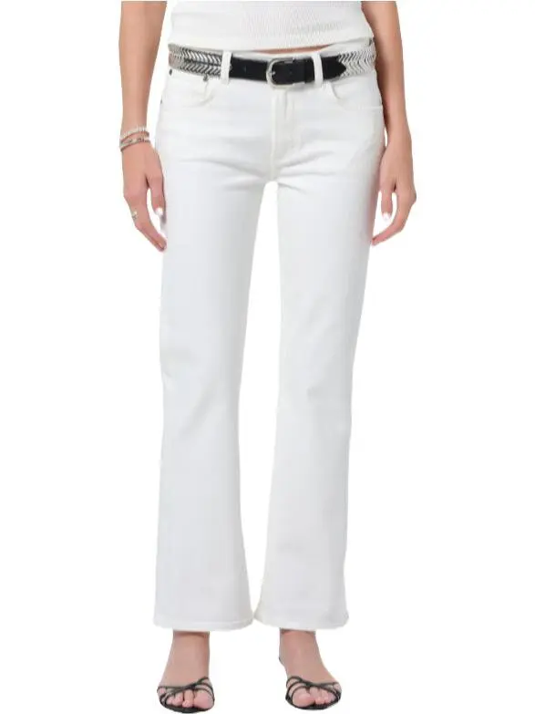 Citizens Of Humanity Logo Patch Jeans - White