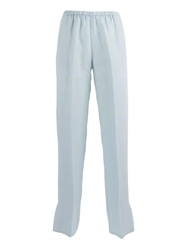 FORTE_FORTE High-waisted Wide-leg Casual Pants - Gray