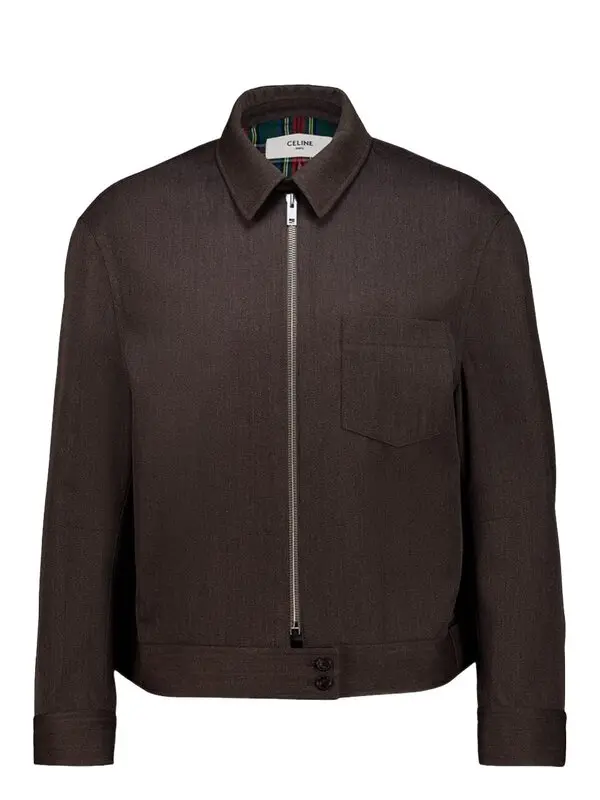 Celine Long-sleeved Casual Jacket - Black