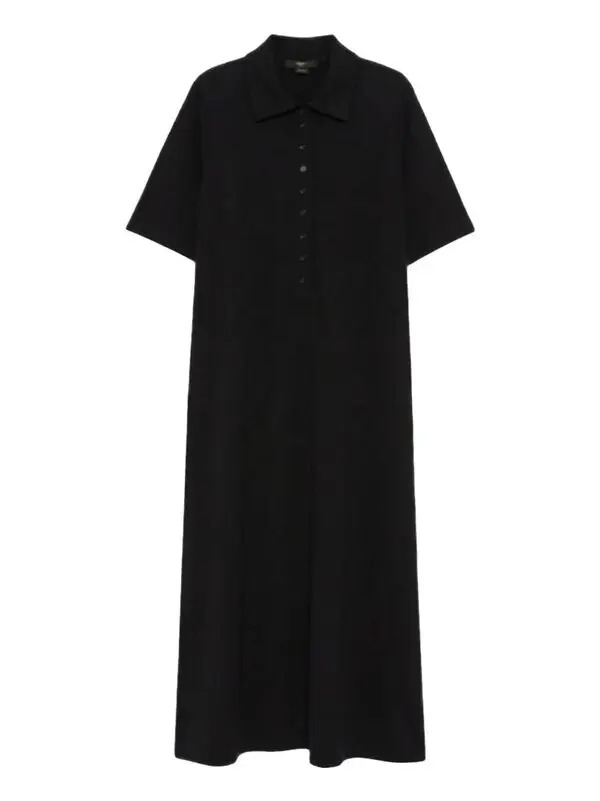 Seventy Short Sleeve Shirt Dress - Black