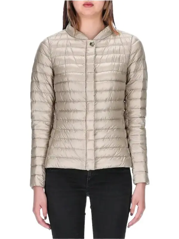 Herno Elena Quilted Puffer Jacket - Gray