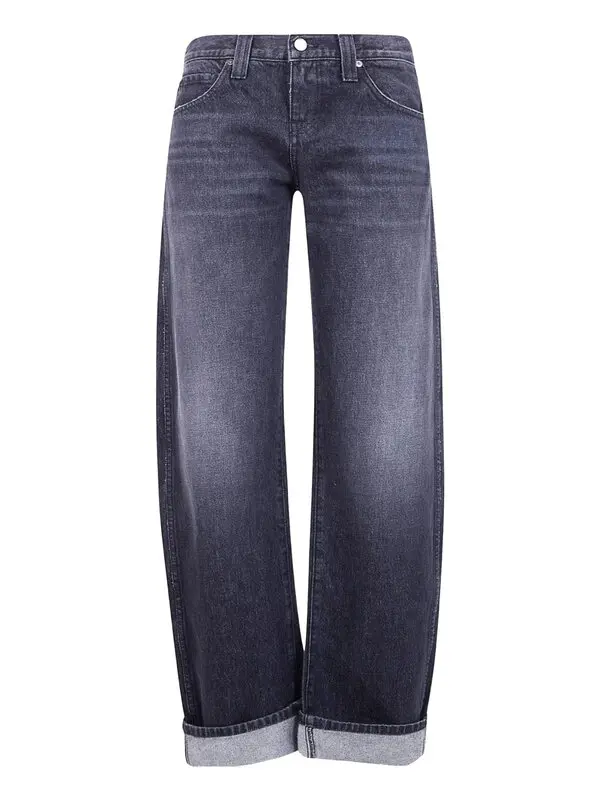 Khaite Wide-leg Jeans - Black