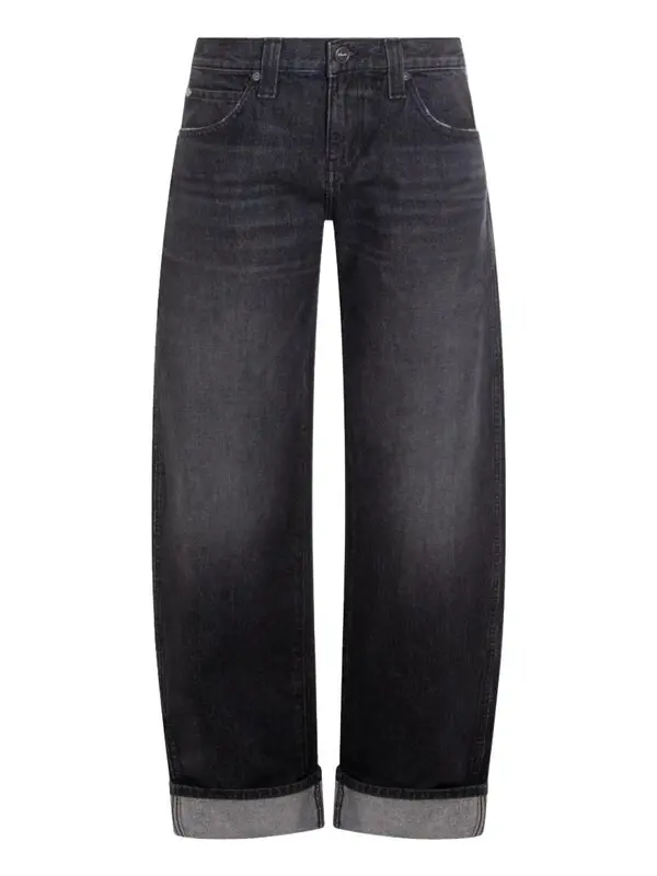 Khaite Wide-leg Jeans - Black