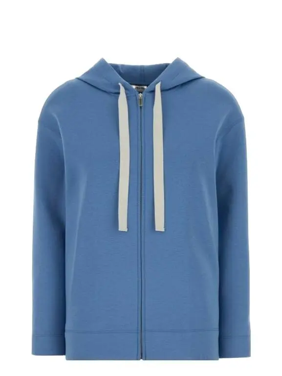 Max Mara Smmdoria Zipped Hoodie - Turquoise