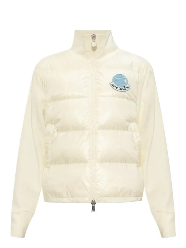 Moncler Maglia Zip-up Padded Jacket - White