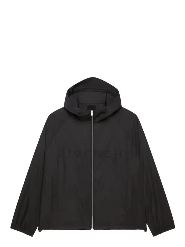 Givenchy Padded Nylon Hooded Windbreaker - Black