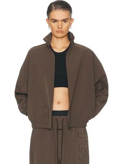 Fear Of God Active Trace Full Zip Track Jacket - Brown