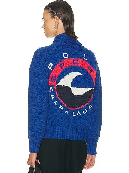 Polo Ralph Lauren Zip Up Cardigan - Sapphire Multi