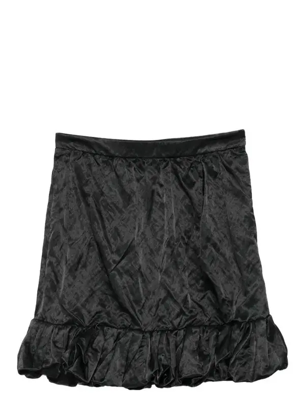 Chloé Ruffled-hem Mini Skirt - Black