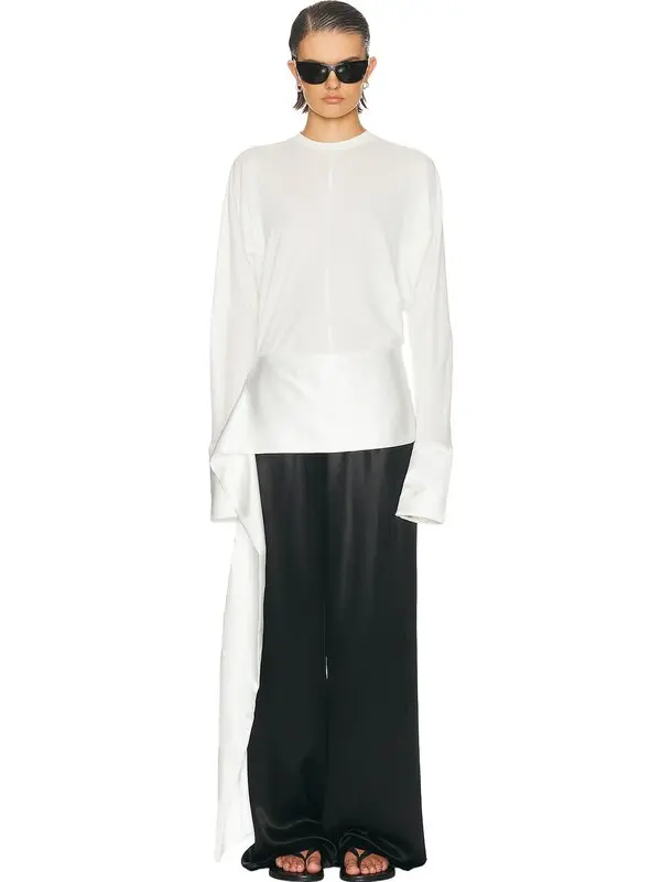 DARKPARK Luna Jersey Top - White