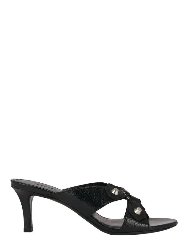 Balenciaga City Sandal - Black