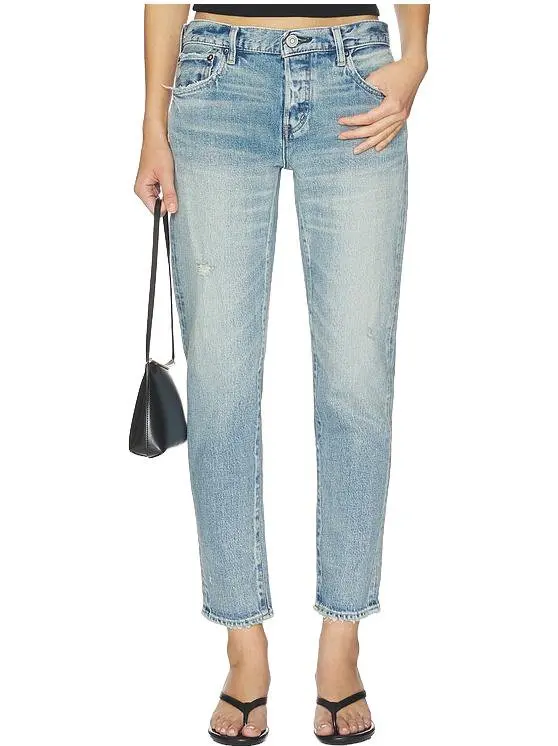 Moussy Vintage Hackney Tapered Jeans - Blue