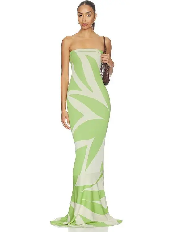 Misa Lalit Maxi Dress - Green