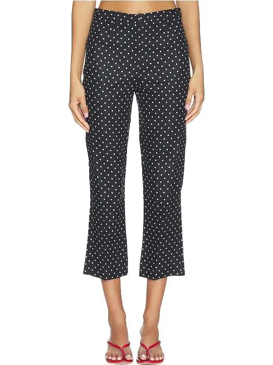 Faithfull The Brand Iria Capri Pant - Black