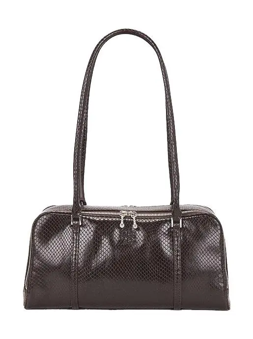 Tory Burch Small Marshmallow Satchel - Brown