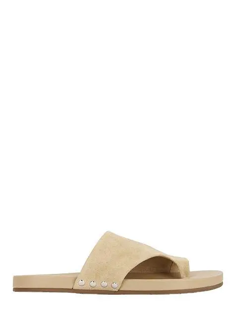 Steve Madden Kessey Suede Sandal - Beige