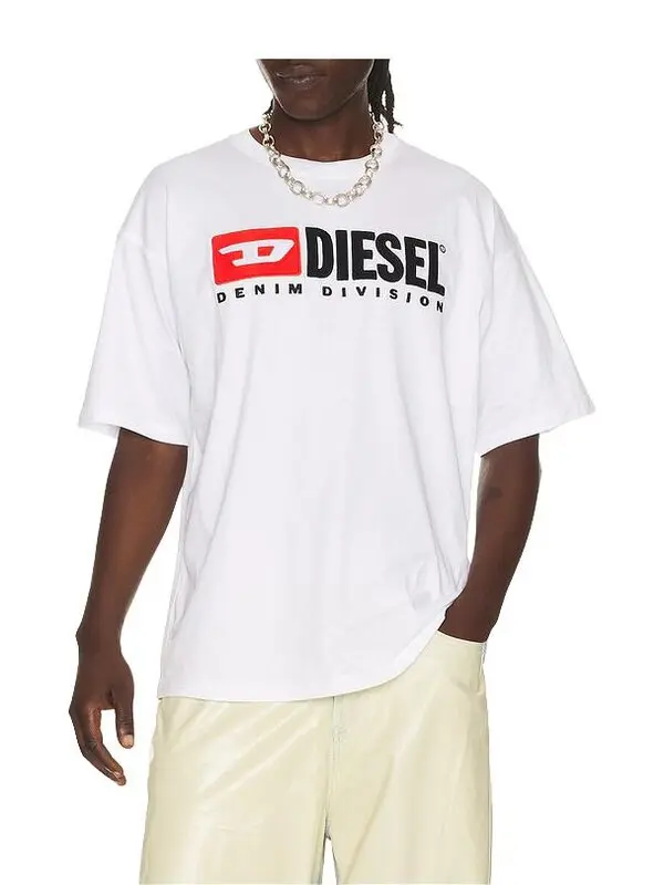 DIESEL® T-boxt-div T-shirt In . Also - White