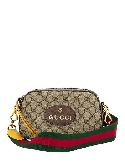 FWRD RENEW Gucci Neo Vintage Messenger Bag - Beige