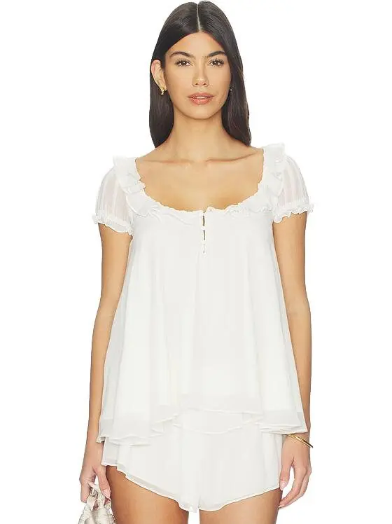 LOVERS AND FRIENDS Janet Top - Ivory