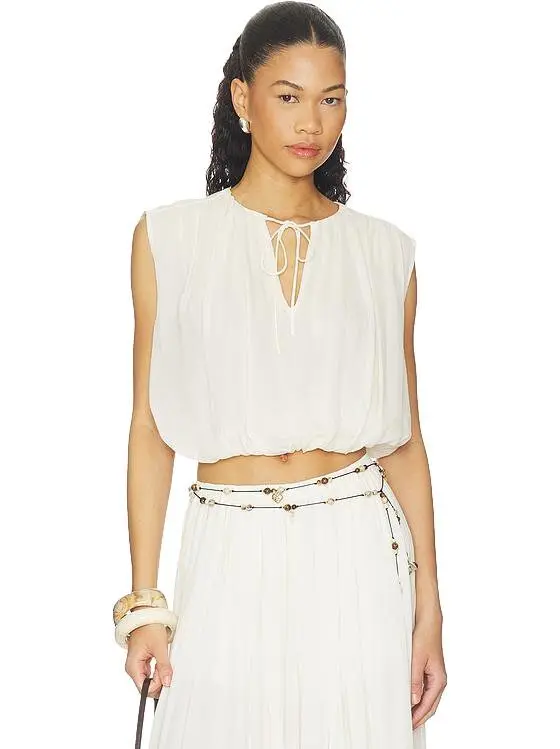 FRAME The Wave Top - Cream