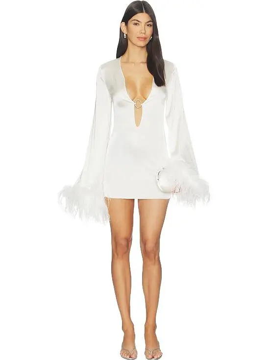 Oseree Oseeree Bridal Kaftan - White