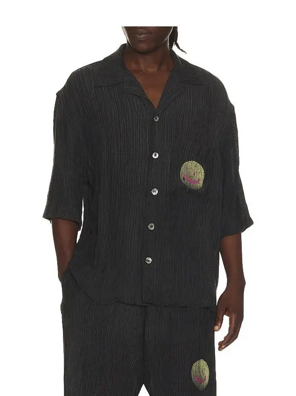 MISBHV Smile Shirt In . Also - Charcoal